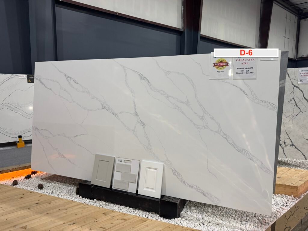 Calacatta Azul (D6 diamond selection) - Granate Omega1 Inc.